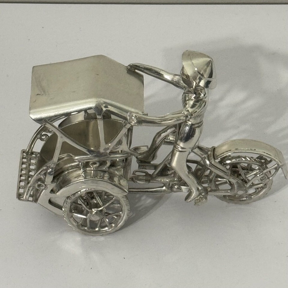 Vintage Silver Rickshaw Transport Bicycle | eBay