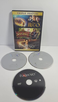 Hugo/The Spiderwick Chronicles/Inkheart (DVD, 2014, 3-Disc) Brendan ...