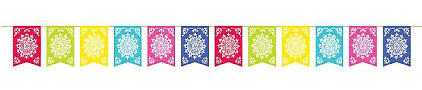 Del Sol Flag Banner Mexican Fiesta Decorations Cinco De Mayo Spanish ...