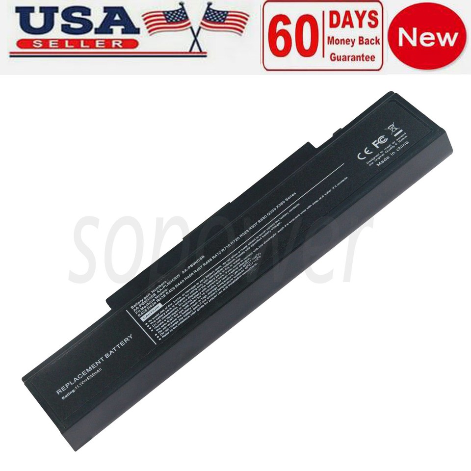 New Laptop Battery For Samsung AA-PB9NC6B AA-PB9NS6B R428 R580 R780 ...