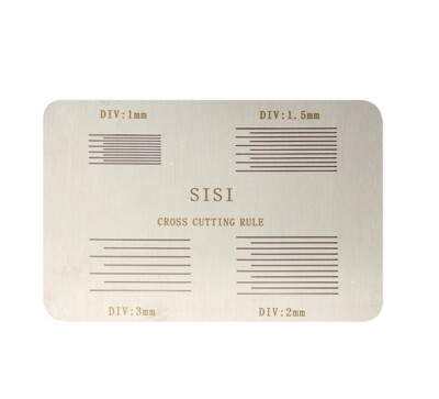 reticle plate cutting guide ruler gauge sheet paint coating film ...