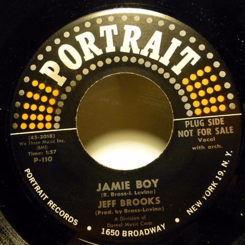 Jeff Brooks 45 Greatest Show On Earth / Jamie Garçon Portrait Promo ...