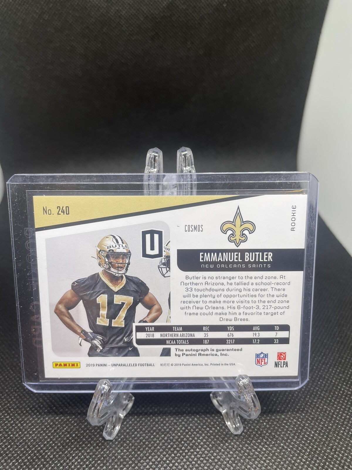 2019 Panini Unparalleled EMMANUEL BUTLER ROOKIE RC AUTO #240 SAINTS | eBay