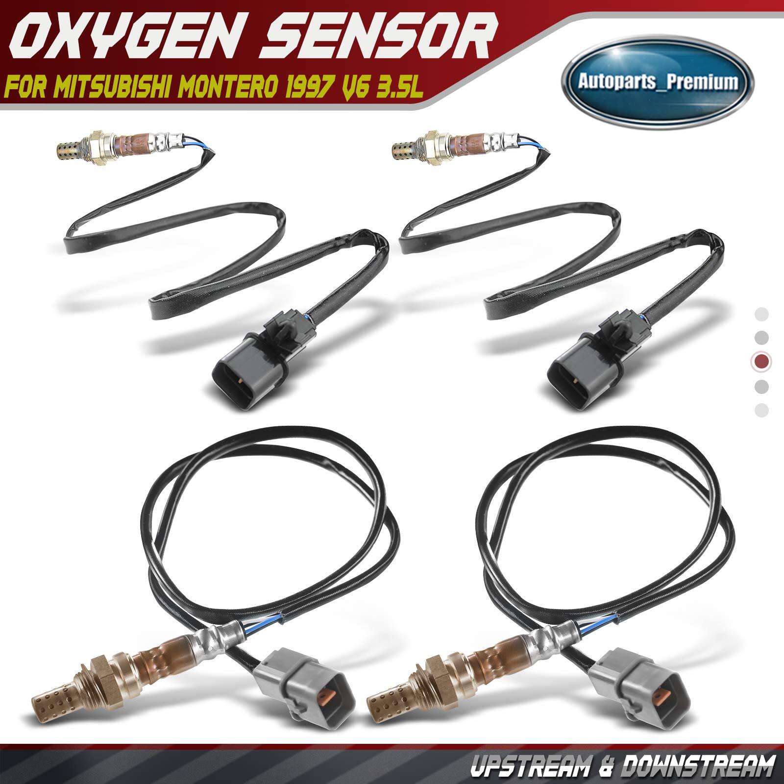4Pcs Upstream & Downstream O2 Oxygen Sensor for Mitsubishi Montero 1997 ...