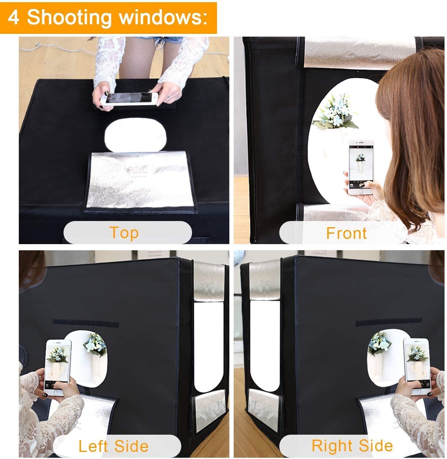 20inch Foldable Portable Bi-Color LED Photo Light Box | eBay