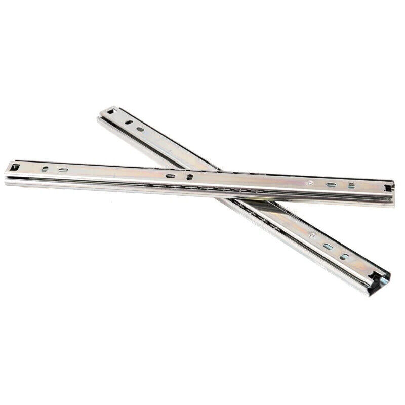 27mm BALL BEARING DRAWER RUNNERS/SLIDES Cabinet 250mm-500mm Full ...