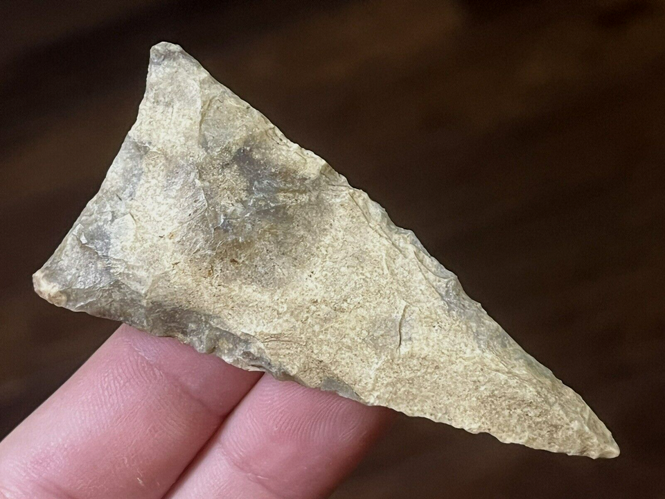 EXCEPTIONAL EARLY TRIANGULAR POINT TEXAS AUTHENTIC ARROWHEAD INDIAN ARTIFACT M20 | eBay