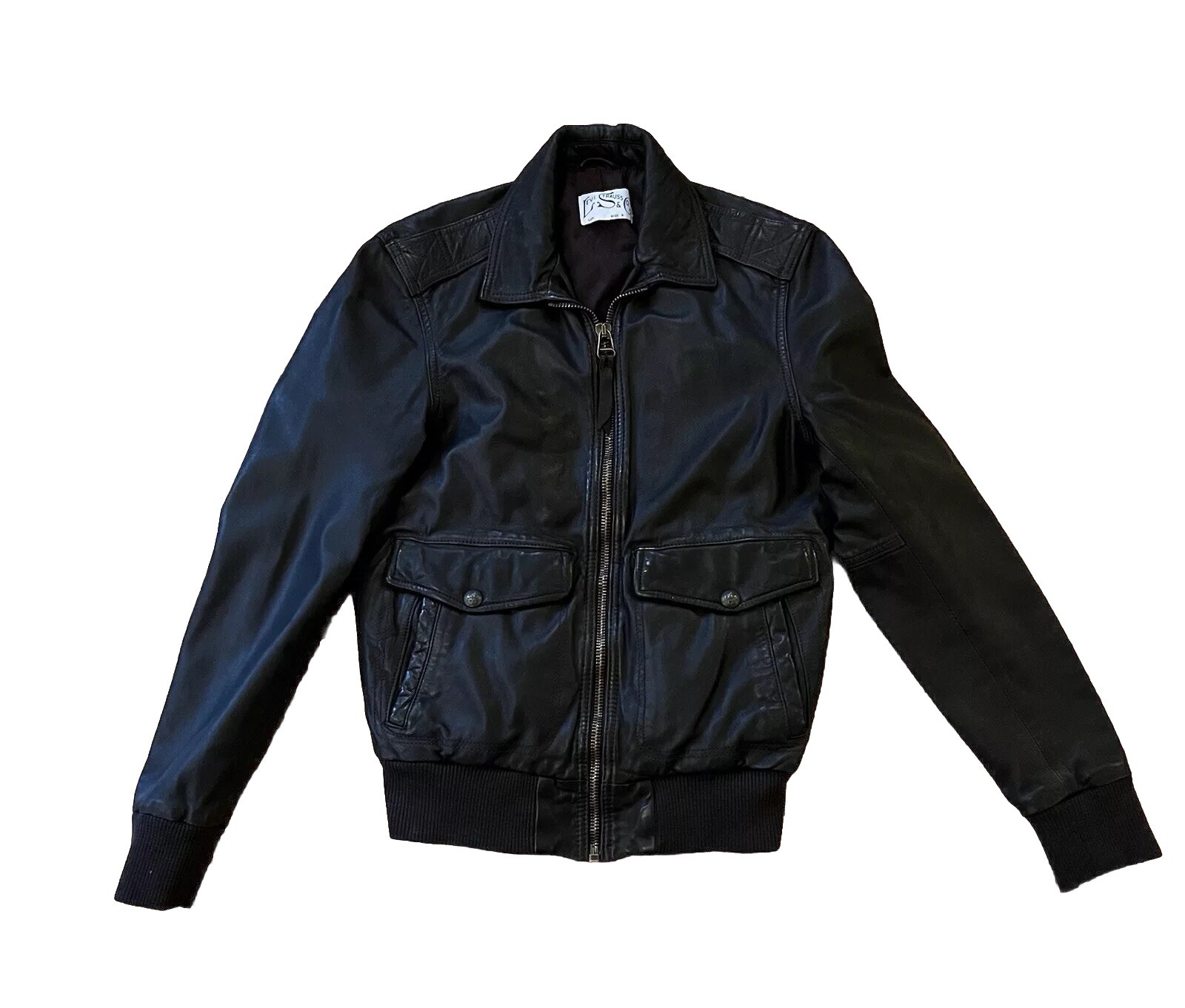 Vintage Levi’s Leather Bomber /Biker Jacket Size Small - Gem