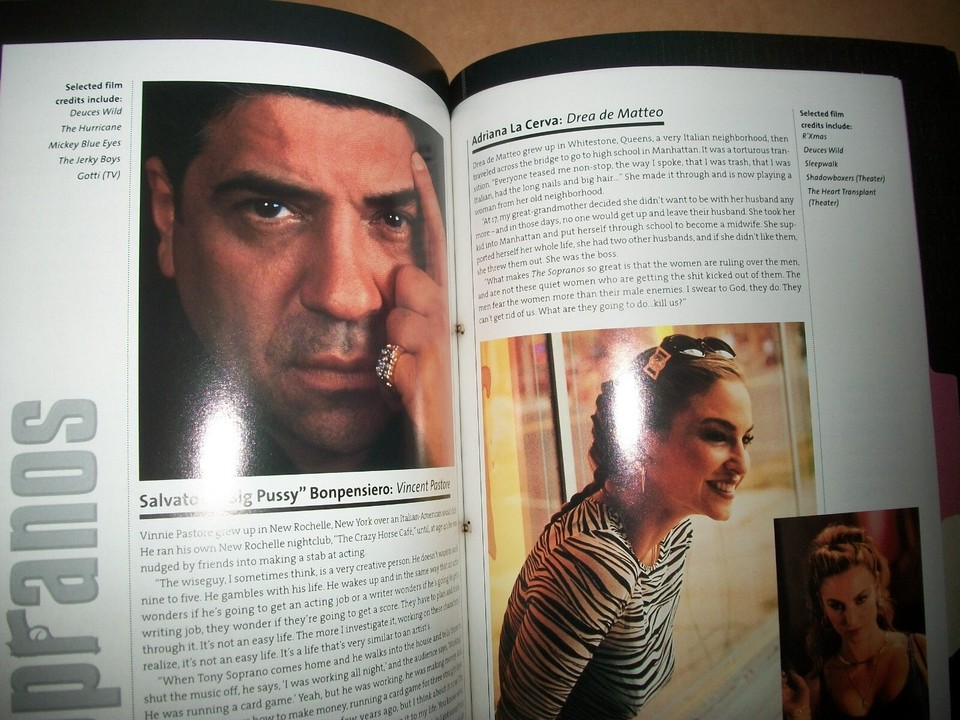 The Sopranos HBO Mob TV show Allen Rucker 2001 trade PB 256p NAL s1-3 ...