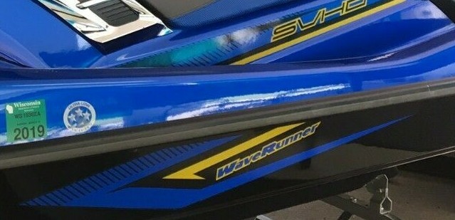 FX SVHO 2012-2018 CRUISER YAMAHA GRAPHIC KIT SILVER DECALS OEM ...