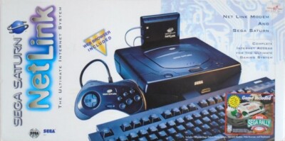 Sega Saturn NetLink Console Limited Box Set Sega Rally Very Rare ...