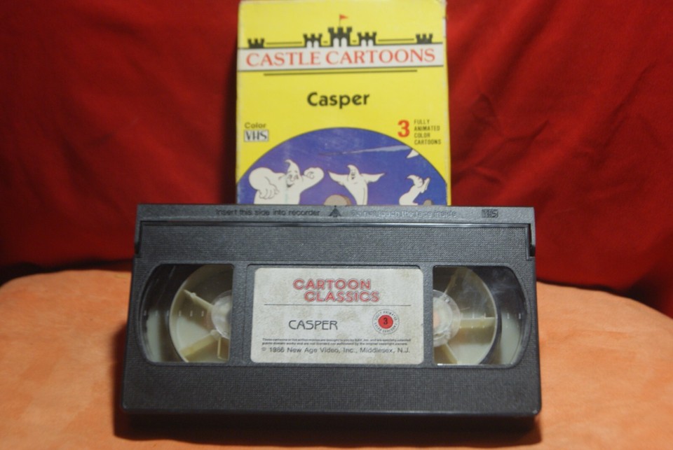 Vintage 1987 - Casper - VHS - 30 Minute - Castle Cartoons Classic ...