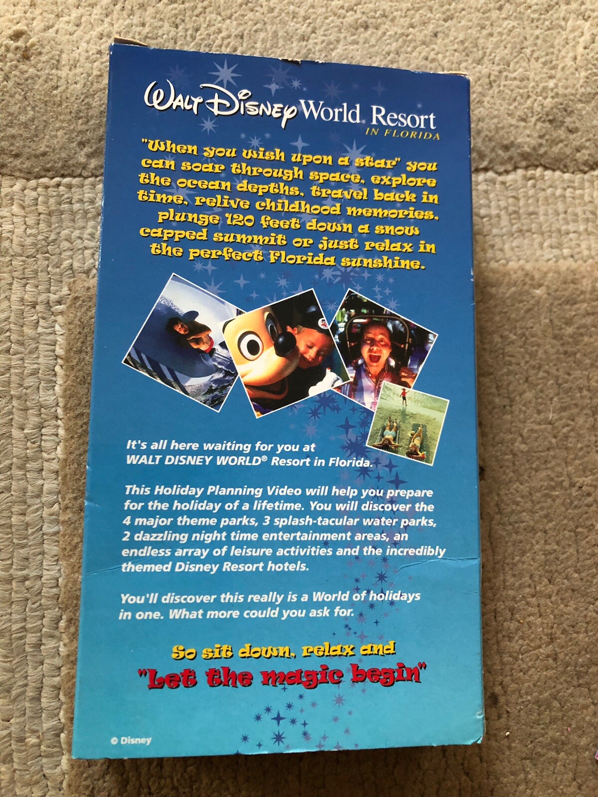 Disney VHS Planning Video And Leaflet - 1998 | eBay