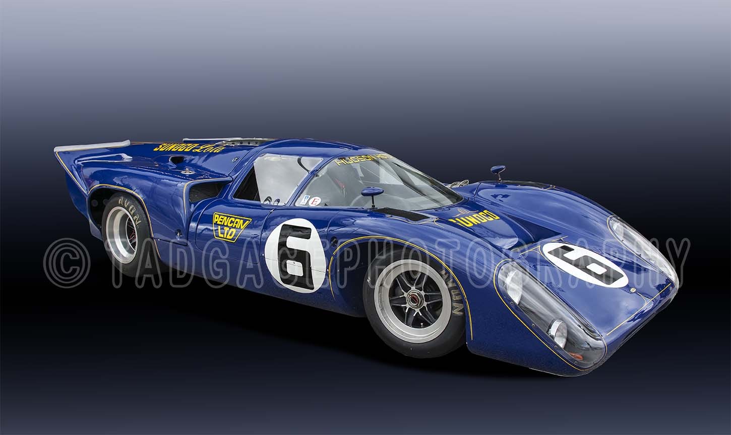 Sunoco Lola T70 MkIIIb Classic Race Car Photo CA-1526 | eBay
