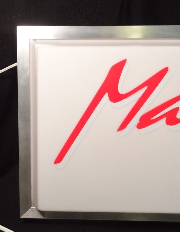 Nice Vintage Single Sided Mastercraft Light Up Tire Sign | eBay