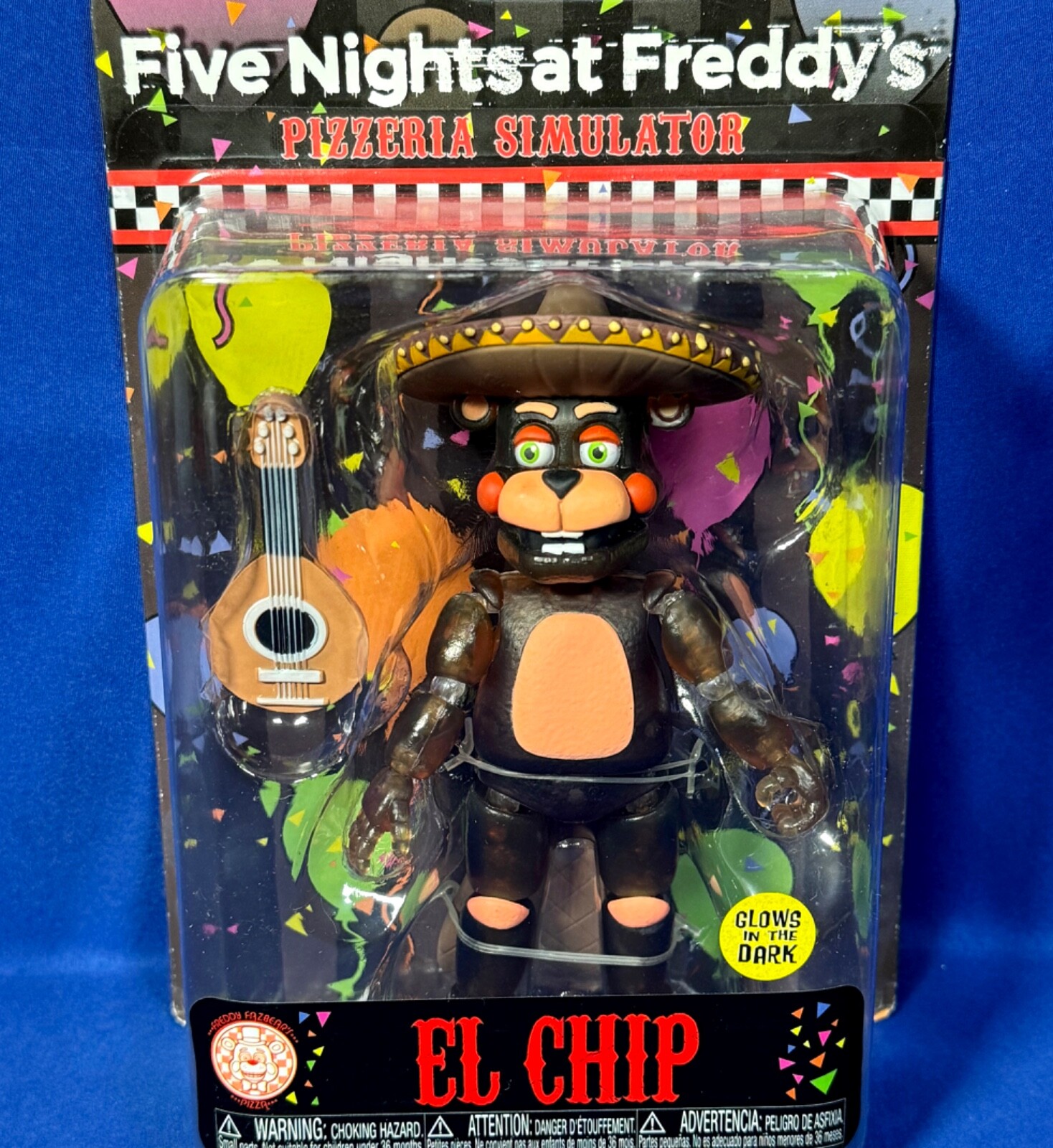 EL CHIP FIGURE Glow-In-The-Dark PIZZERIA SIMULATOR Funko FIVE NIGHTS AT ...