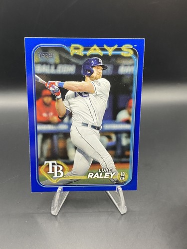2024 Topps Series 1 Luke Raley Royal Blue Tampa Rays #181 | eBay