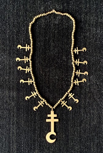 Native American Isleta Pueblo Brass Cross Necklace | eBay