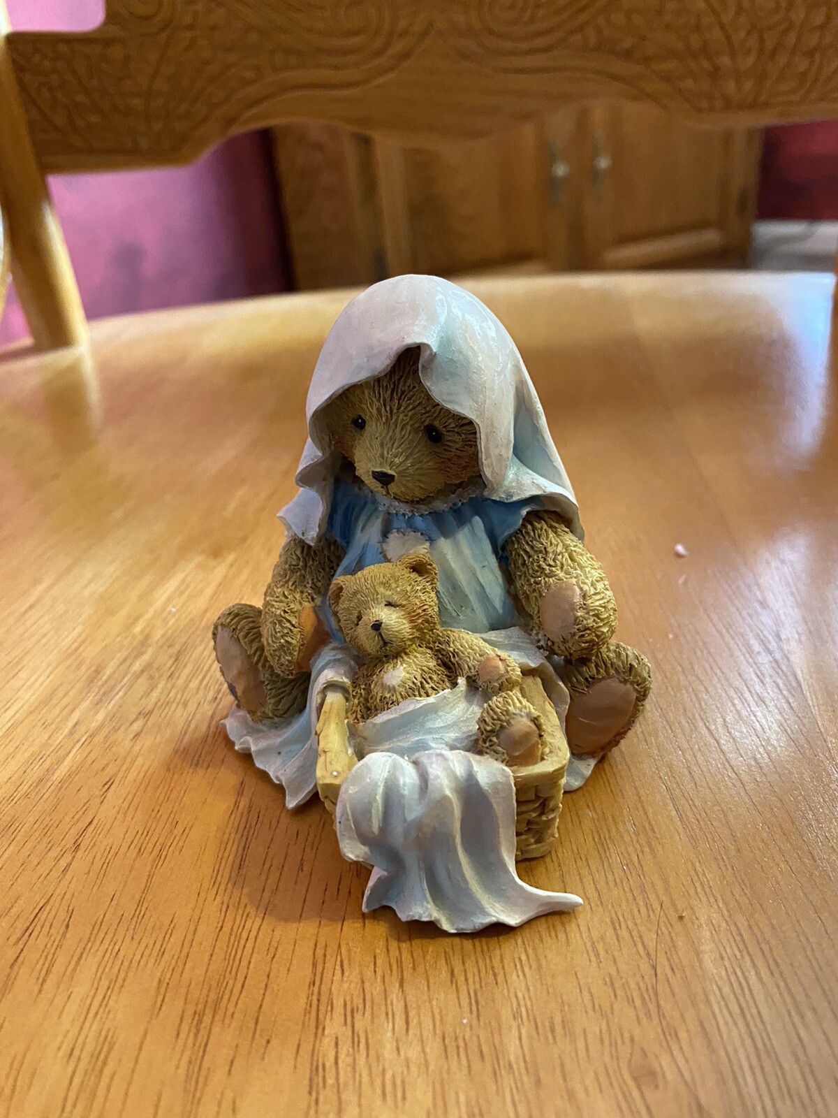 Rare Cherished Teddies 950688 Maria and Baby Nativity Figurine 1992 | eBay