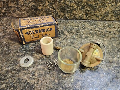 Vintage Ceramic Fuel Filter R7451 IOB NOS | eBay