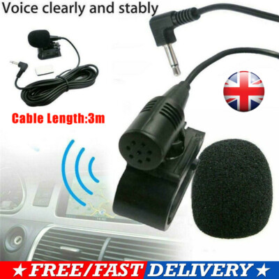 Mini 3.5mm Jack External Microphone Mic For PC Bluetooth Device of Car ...