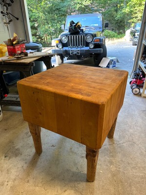 1900-1950 - Antique Butcher Block