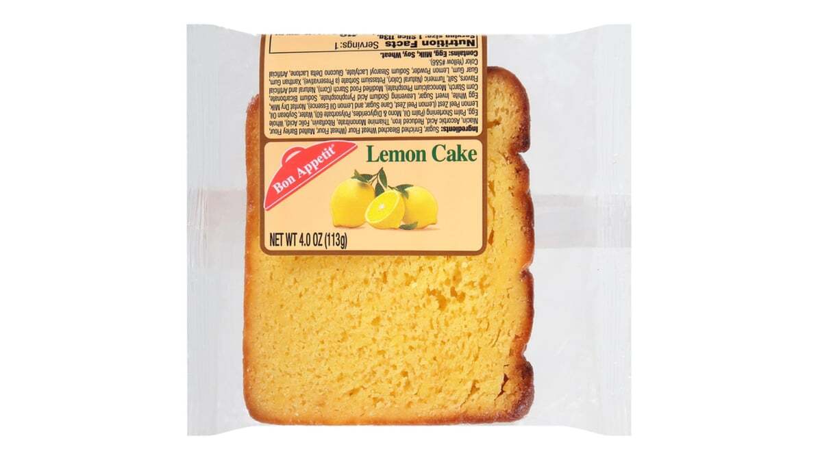 Bon Appetit Lemon Cake, 4 oz - Refreshing Citrus Dessert (Pack of 8) | eBay
