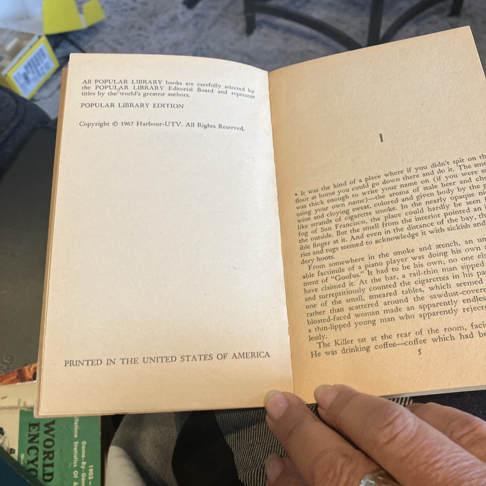 1967 IRONSIDE by Jim Thompson Popular Library TV Tie-in Paperback Book ...