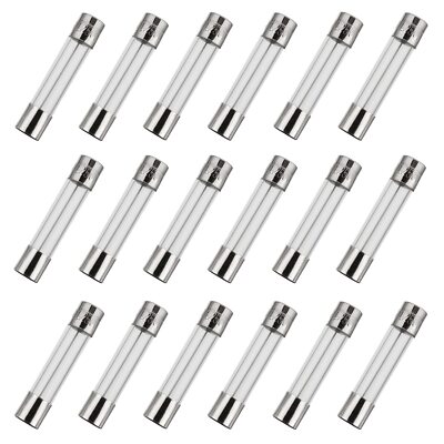 6x30mm 15 A 15 Amp 250 V 0.24x1.18 Inch Volt F15al250v Fastblow Glass ...