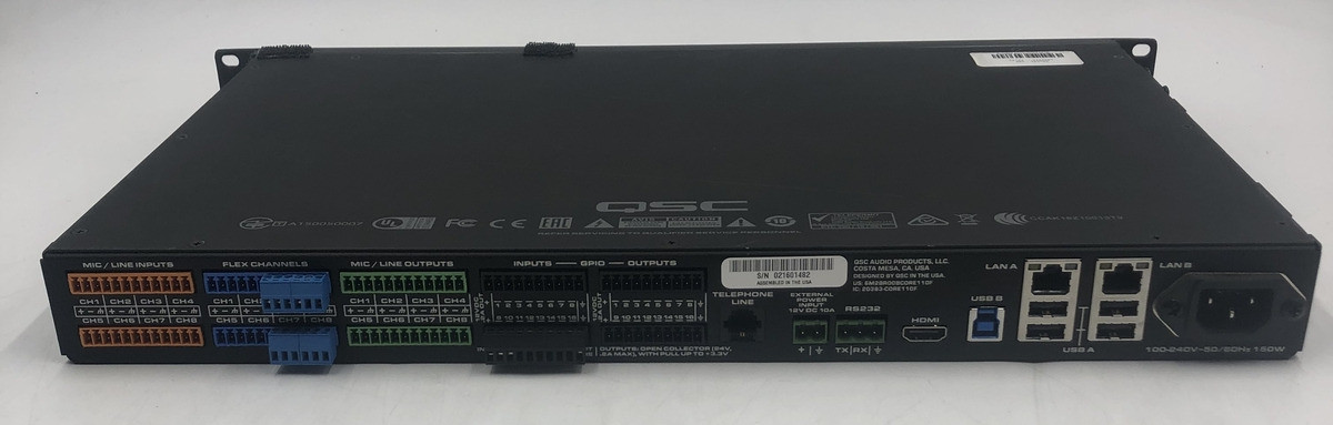 QSC CORE110F Networkable Core 110f Audio Processor for sale online | eBay