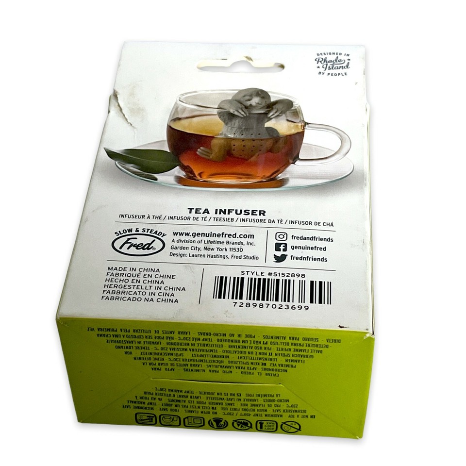 Sloth Tea Infuser Genuine Fred and Friends Slow Brew Infuser Sealed | eBay