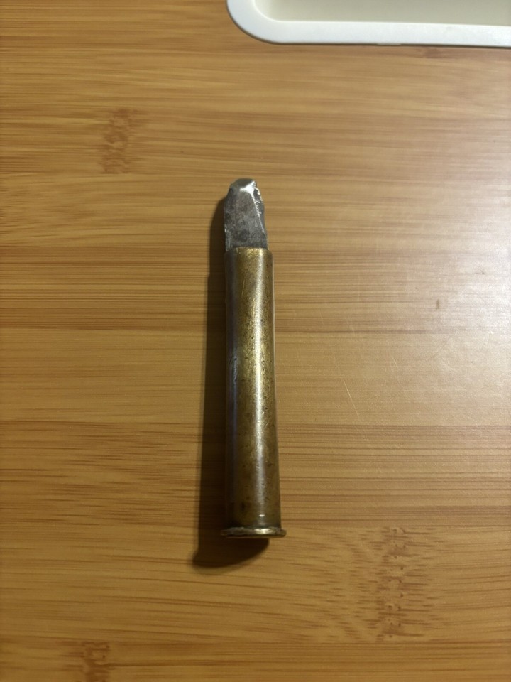 WWI Trench Art Brass 405 WCF Original Cartridge Knife World War 1 ...