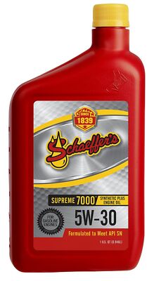 Schaeffer Manufacturing Co. 0701-012S Supreme 7000 Synthetic Plus ...