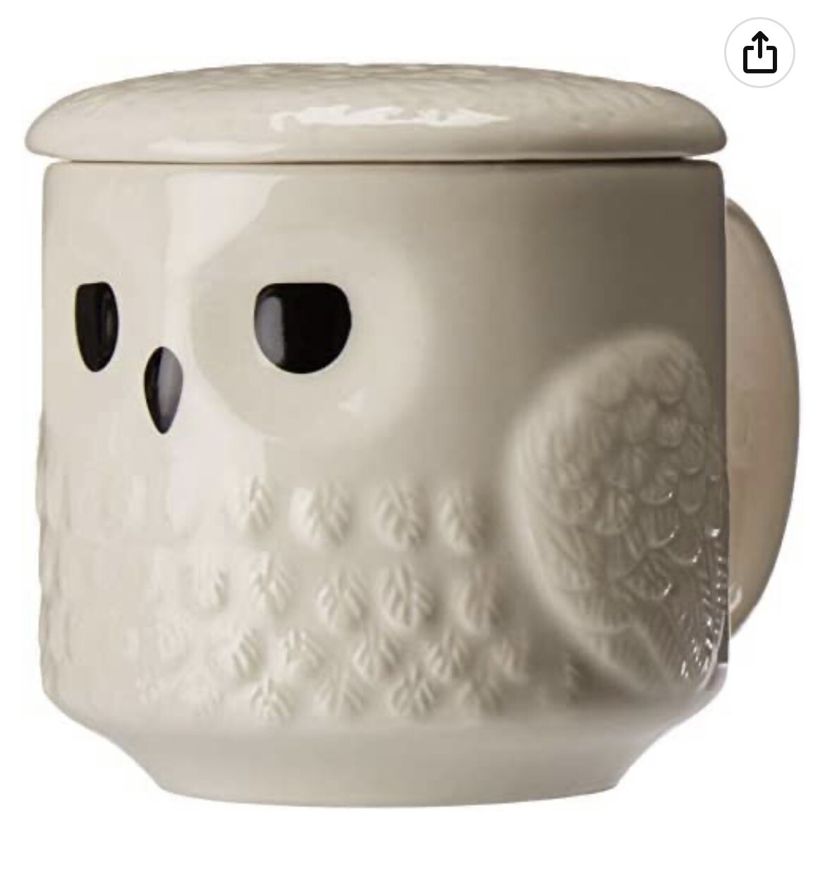 Enesco Hedwig Harry Potter Owl Snowy White 16 ounce Glossy Ceramic Mug ...