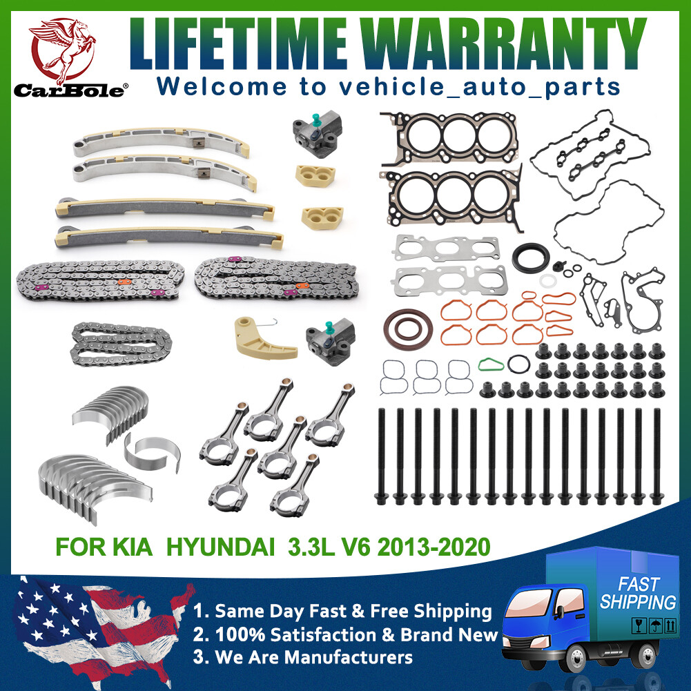 Engine Overhaul Rebuild Kit For Kia Sorento Sedona Cadenza Hyundai ...
