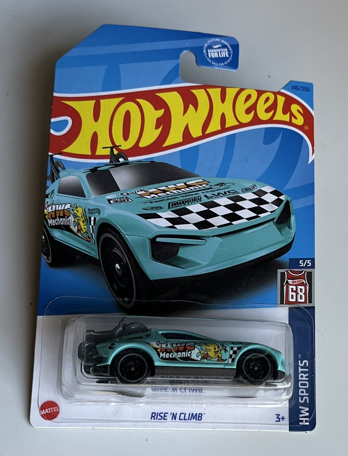 Hot Wheels Rise N Climb Teal #146 - Treasure Hunt | eBay