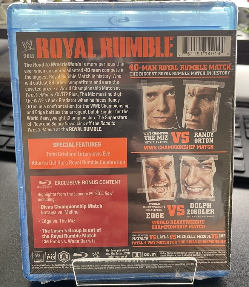 WWE Royal Rumble 2011 Blu-Ray BRAND NEW Sealed Wrestling WWF | eBay