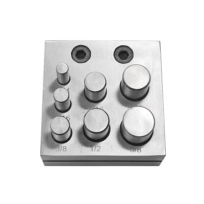Round Shape Disc Cutter - Set of 7 Punches Size 1/4" to 5/8"-Jewelry ...
