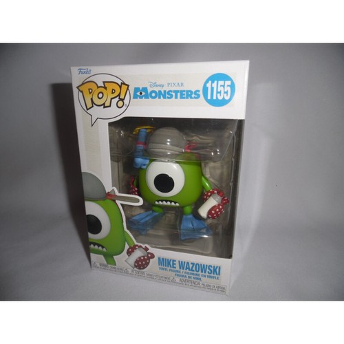 NEUVE MISB FUNKO POP 1155 Disney Pixar Monsters Inc Mike Wazowski Bob ...