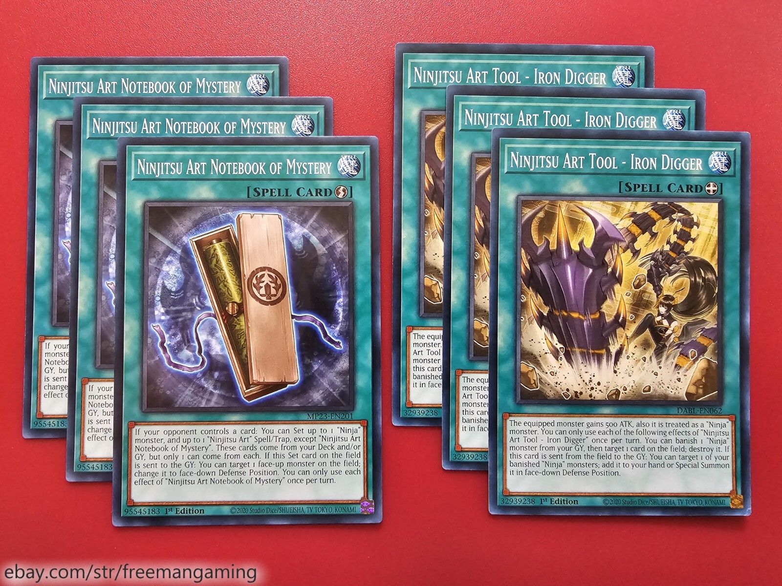 Yugioh Ninja Deck 49 Card Grandmaster Hanzo Saizo Meizen Budget ...