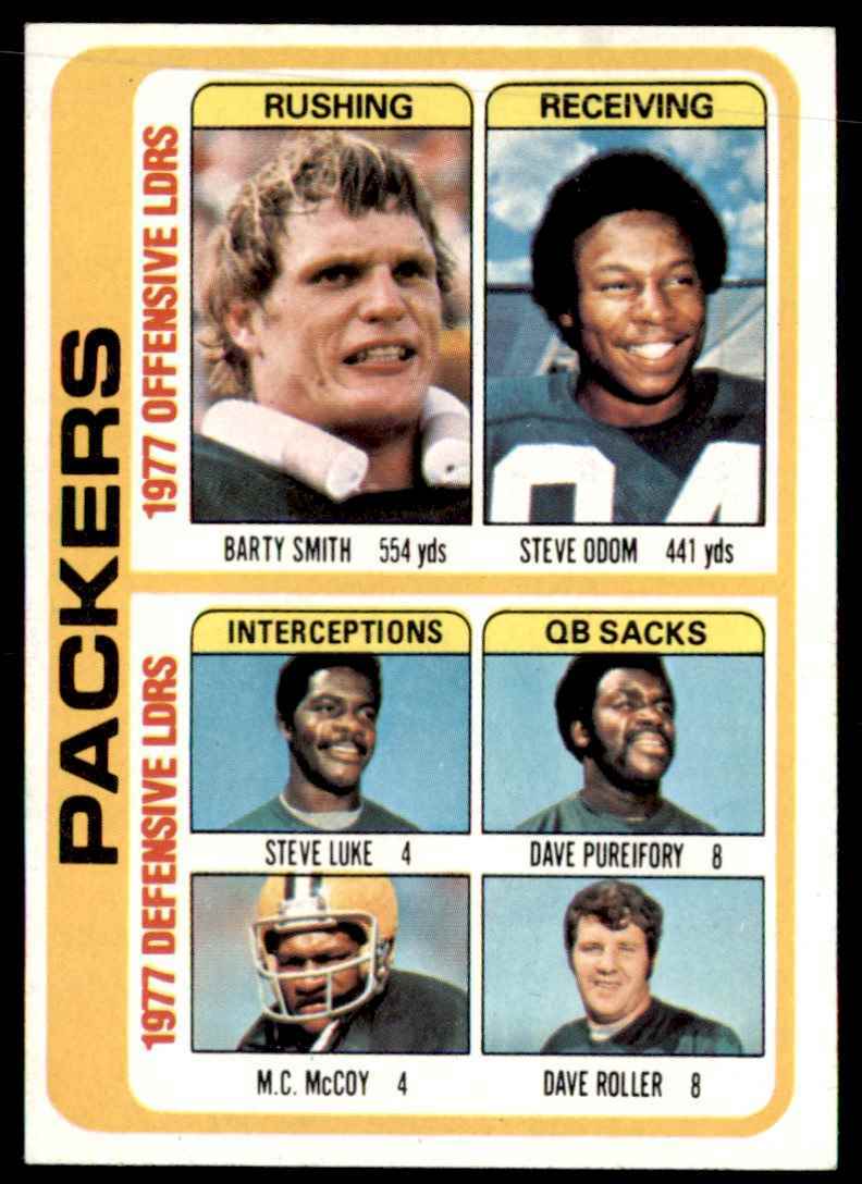 1978 Topps Barty Smith/Dave Pureifory/Dave Roller/Mike McCoy/Steve Luke ...