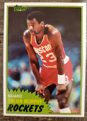 1981 Topps Basketball CALVIN MURPHY Houston Rockets card #15 Pack Fresh ...