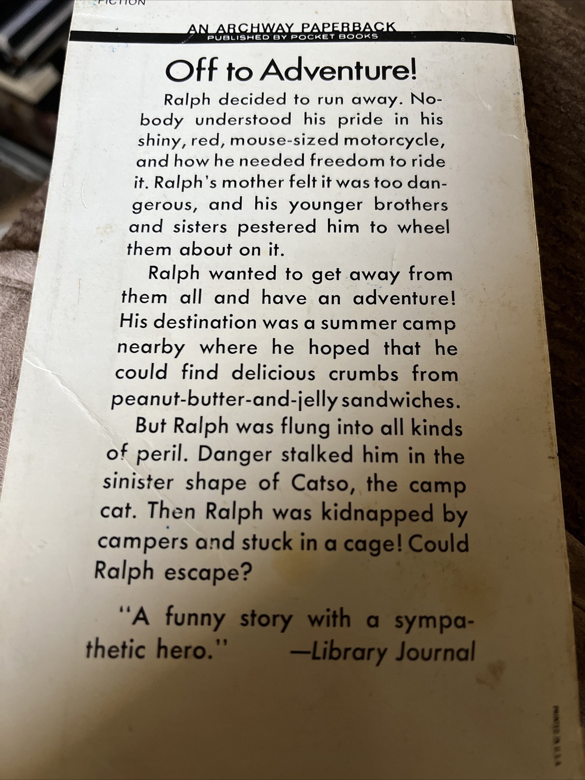 Runaway Ralph by Beverly Cleary (1970 Paperback Edition) | eBay
