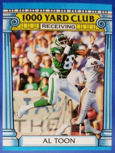NFL 1987 Topps Al Toon 1000 Yard Club Card # 12 | eBay