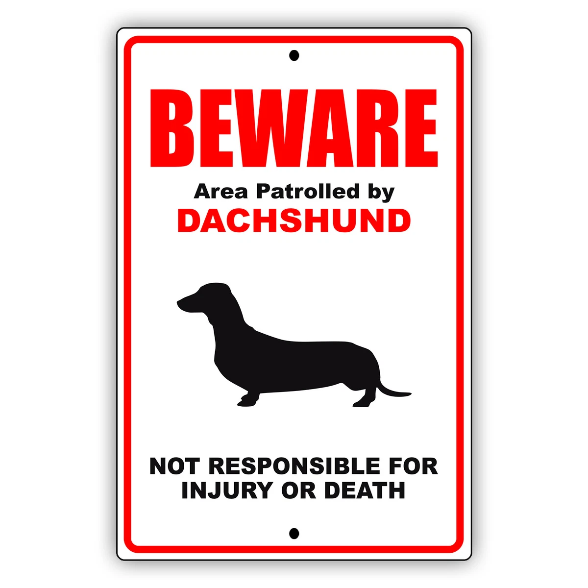 Weiner Dog Signs