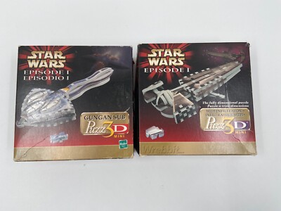 Star Wars Episode I Gungan Sub Sith Infiltrator 3d Puzzle MB Mini 1999 ...