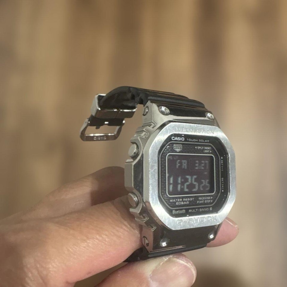 Casio G-Shock GMW-B5000-1JF Digital Metal Watch Used Good Condition ...