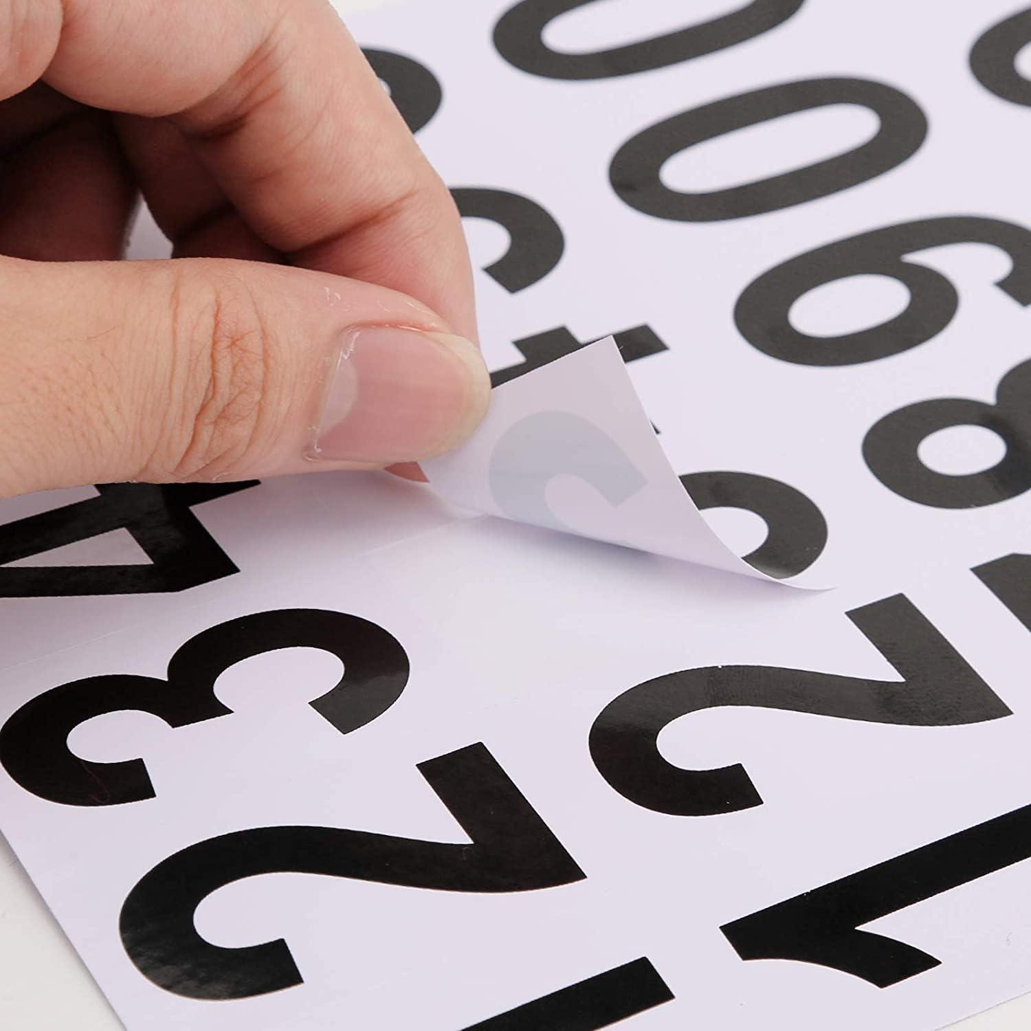 10 Sheets Mailbox Numbers Stickers Waterproof Self Adhesive Vinyl ...