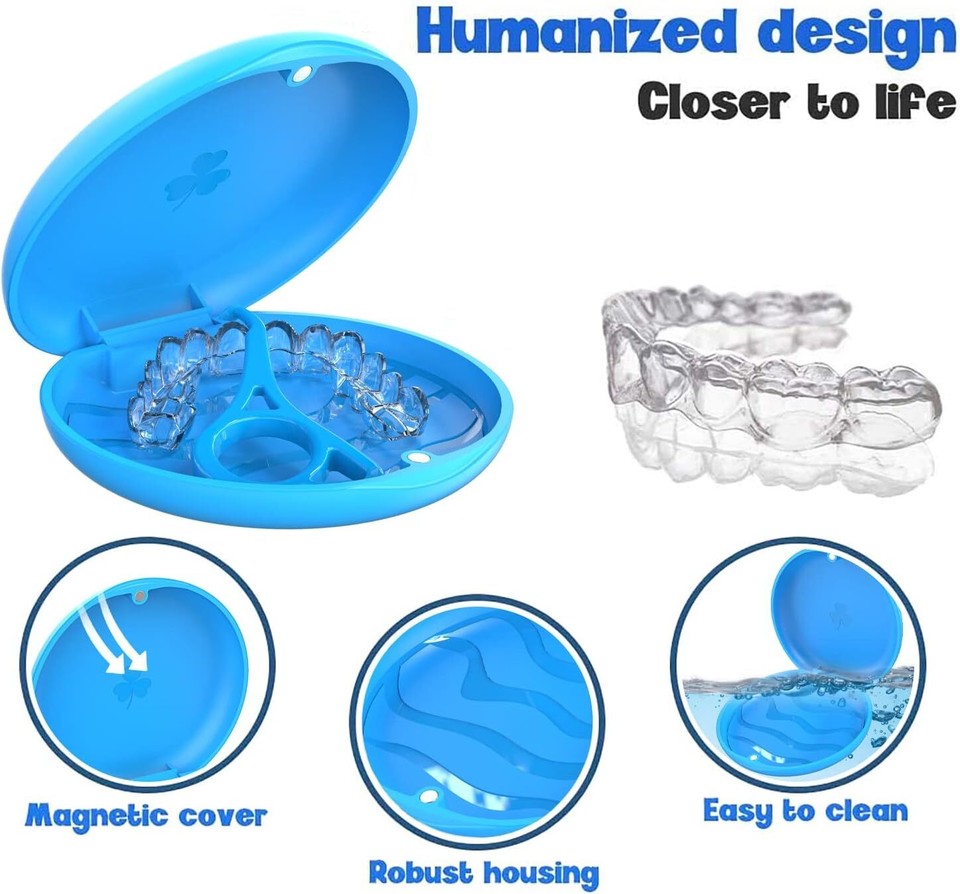 Retainer Case Orthodontic Braces Denture Aligner Container for ...