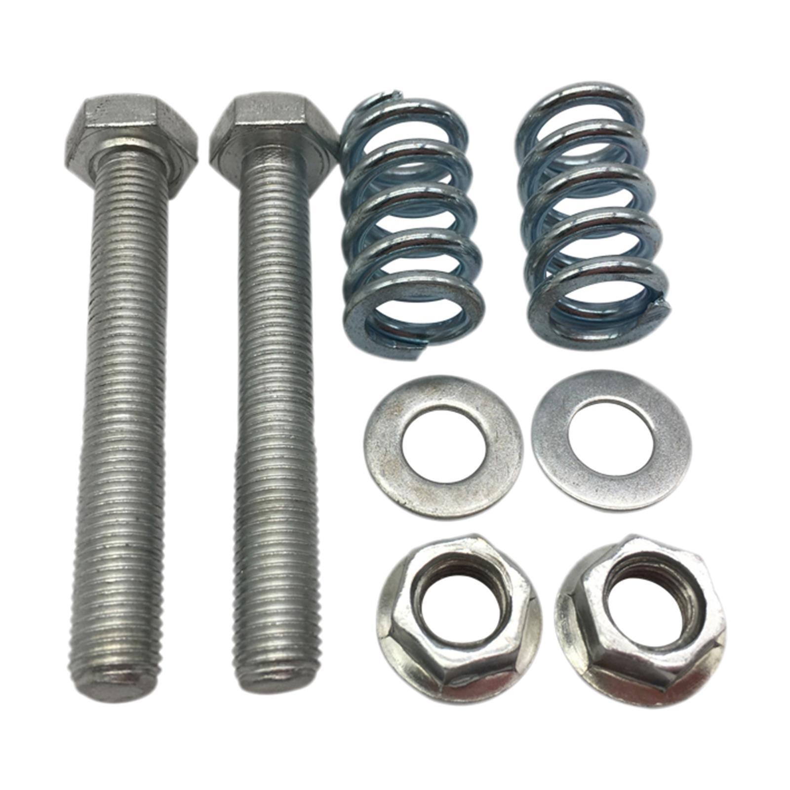 2Pcs M10x 1.25 Exhaust Screws And Spring Stud Nut Kit, Easy to Install ...